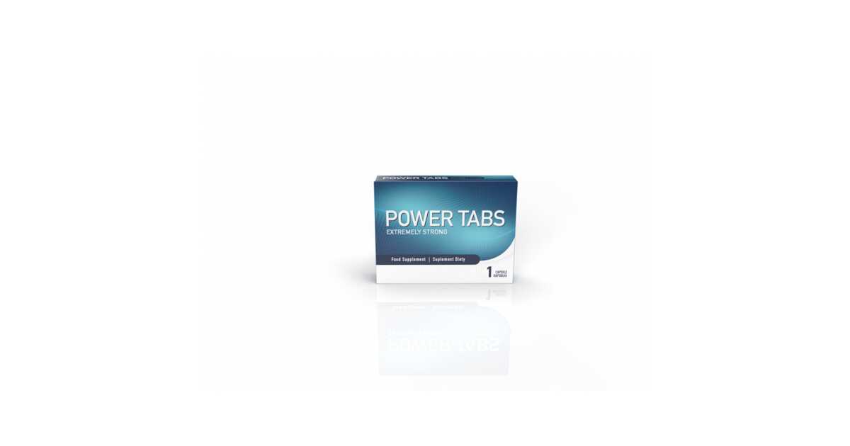 EroMed - Power Tabs™ 1 Caps. Tabletka wspomagająca i wzmacniająca erekcję